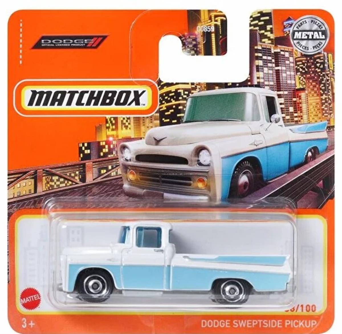 Matchbox Dodge Sweptside pickup hfr48