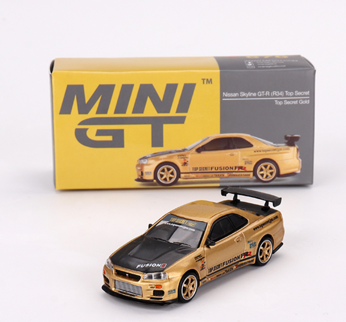 Mini GT Nissan Skyline R34 Top Secret Japan Exclusive | diecastpazar