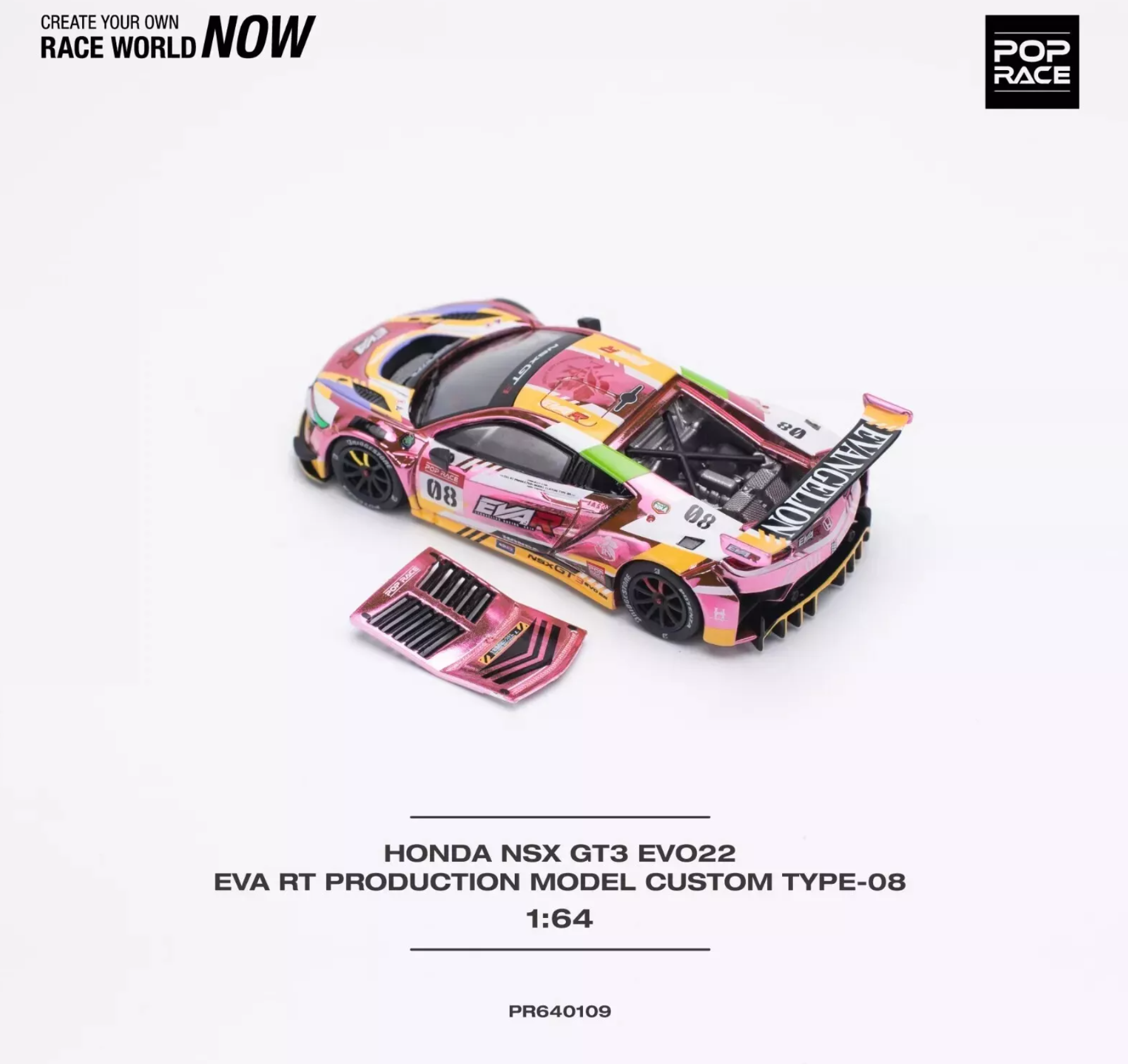 Pop Race 1:64 Diecast Model Araba