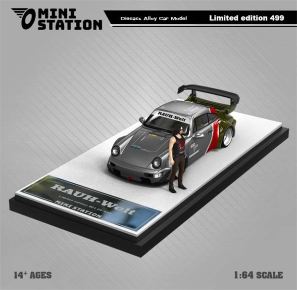 Mini Station Cyberpunk 2077 Porsche Rwb | diecastpazar