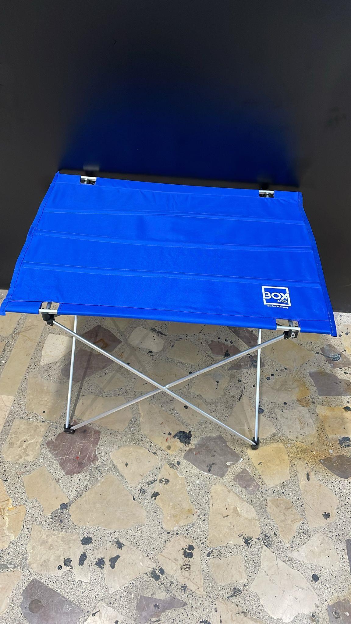 Box&Box Katlanabilir Kumaş Kamp ve Piknik Masası Geniş Model, 73 x 55 x ...