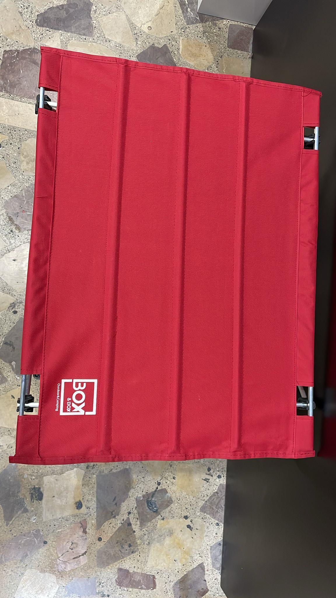 Box&Box Katlanabilir Kumaş Kamp ve Piknik Masası, Geniş Model, 73 x 55 ...