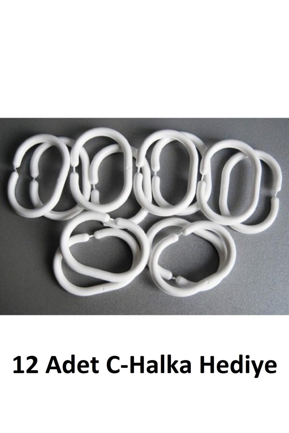 Banyo Perdesi Papatya Çiçek Desen Duş Perde Su Geçirmez Küvet Perde ...