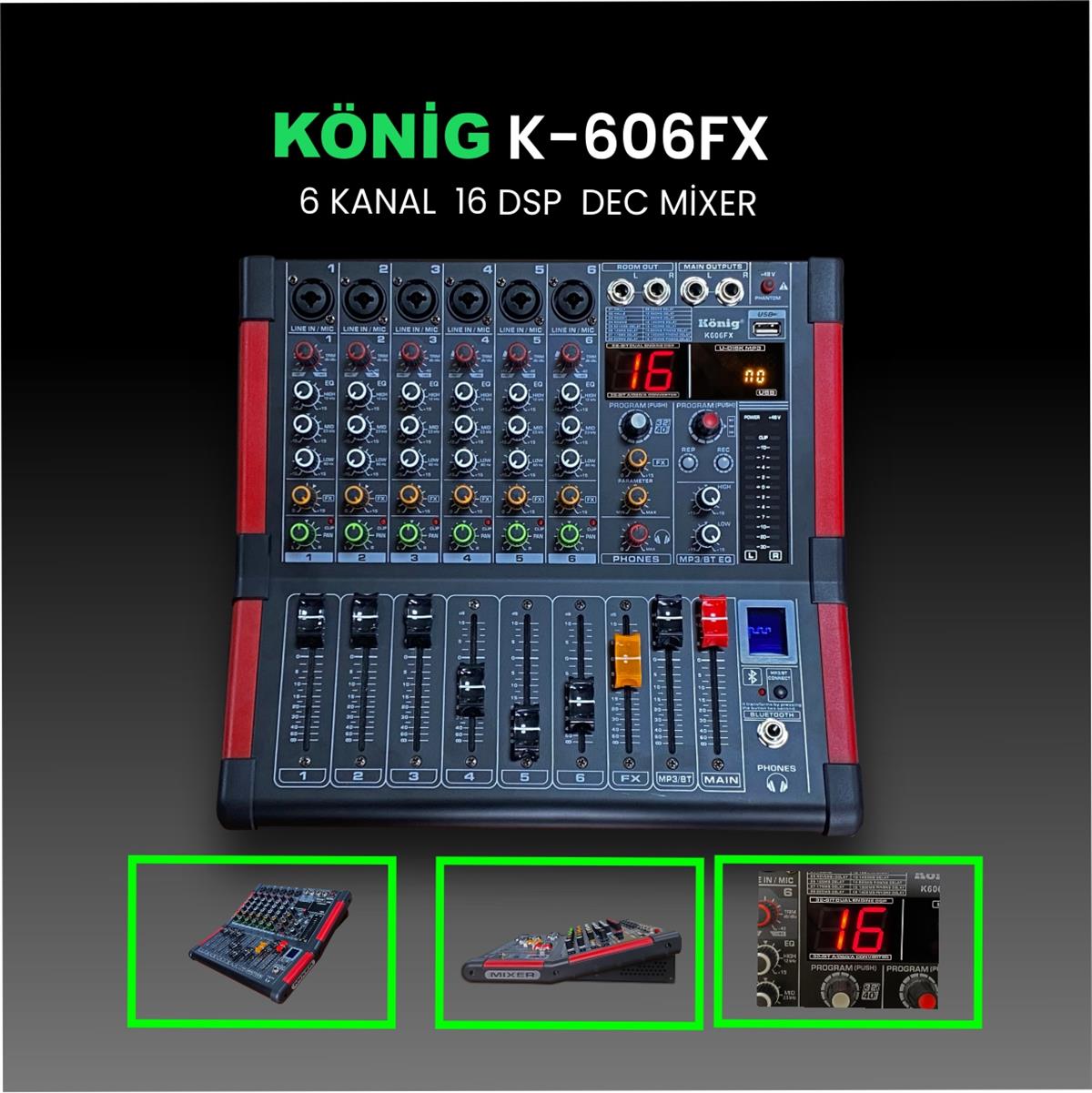 König K–606 FX Deck Mikser