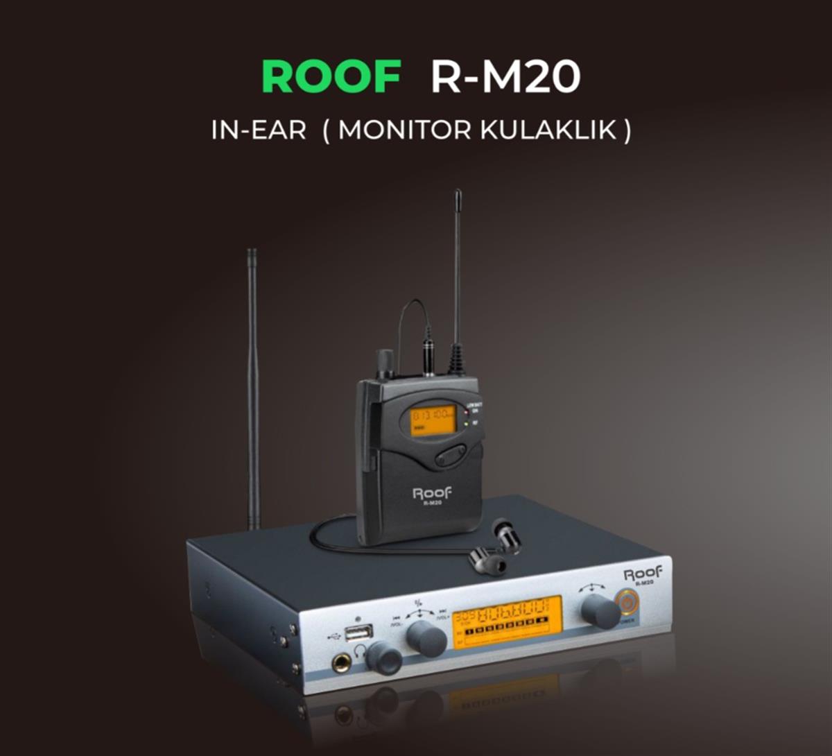Roof R–M20 Kablosuz Kulaklık Monitör
