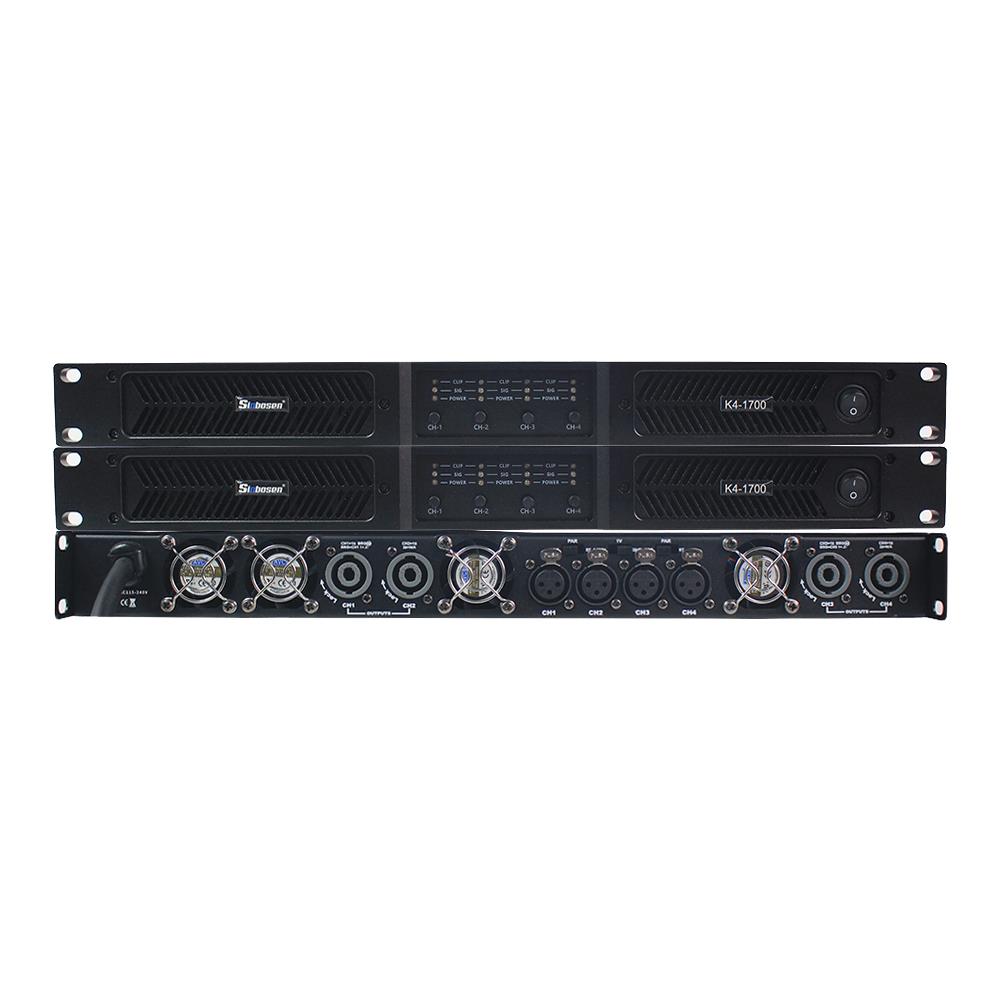 Sinbosen K4-1700 4 Kanal Digital Power Amplifier Amplifikatör