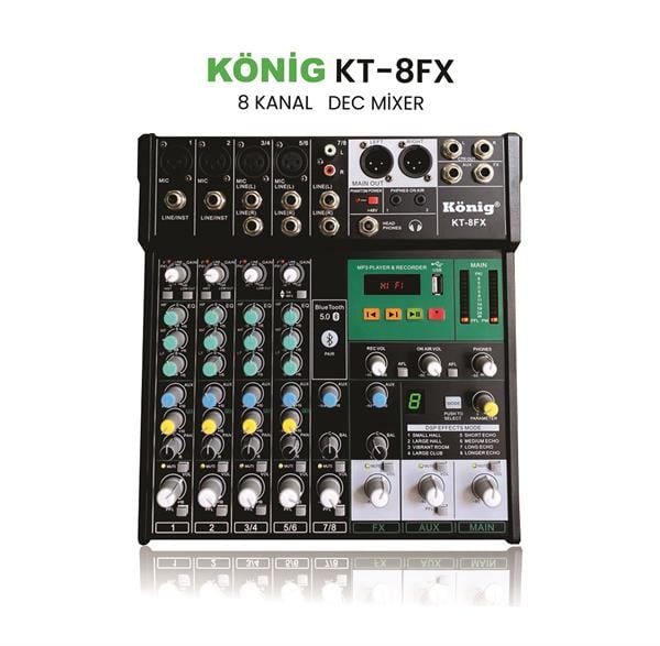König KT–8 FX Deck Mikser