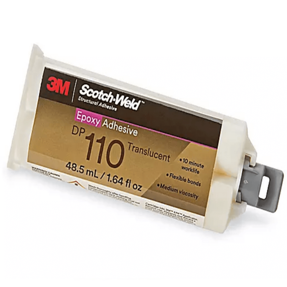 3M™ Scotch-Weld™ DP110 Epoksi Yapıştırıcı, Şeffaf - 48.5 ml