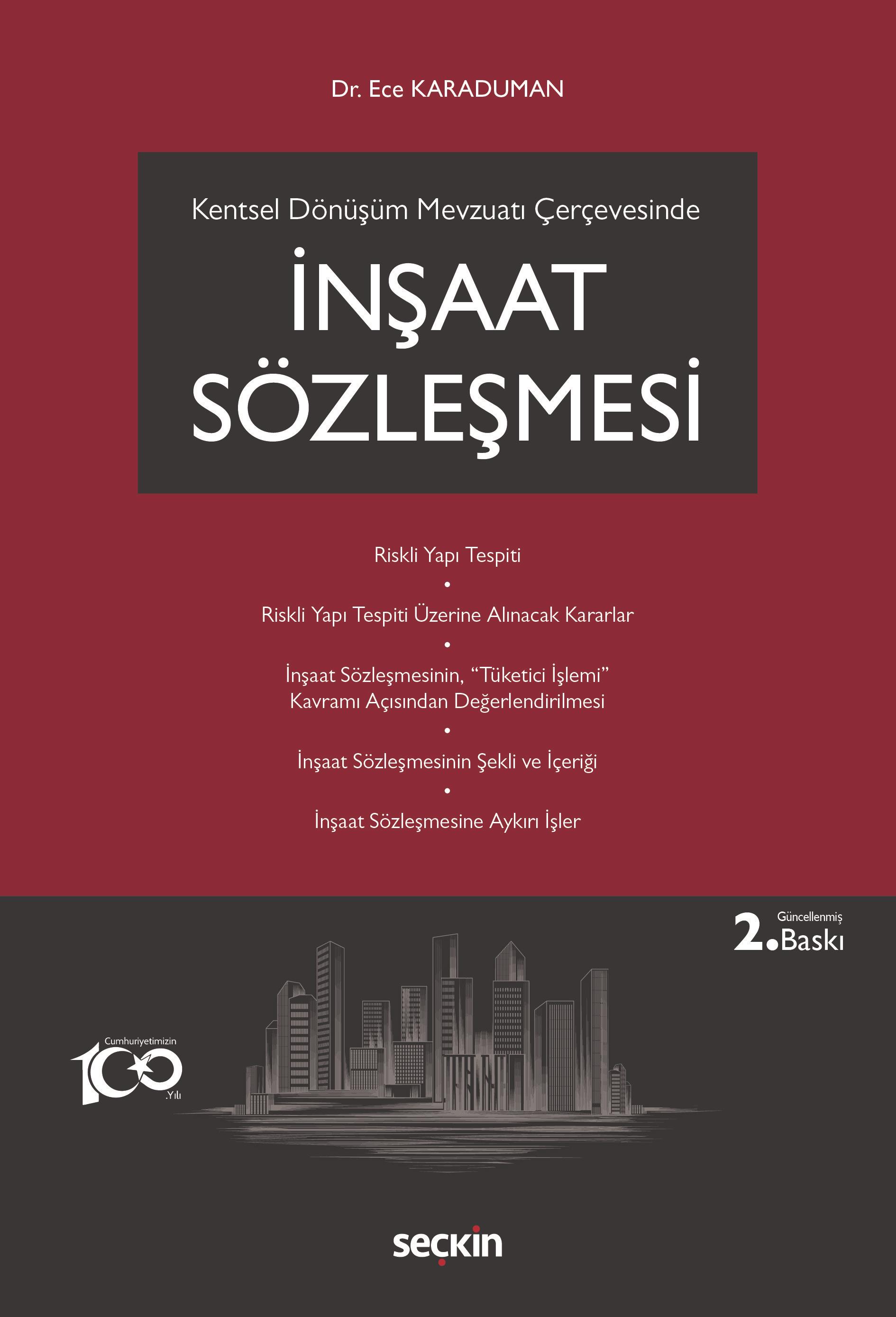 İnşaat Sözleşmesi, Ece Karaduman - Kitap