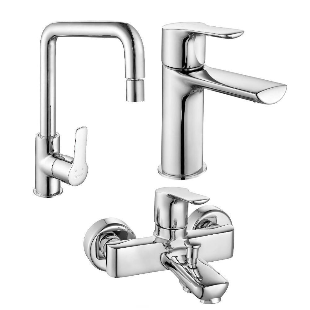 ECA Luna Lavabo Musluk, Eviye Mutfak ve Banyo Batarya Seti