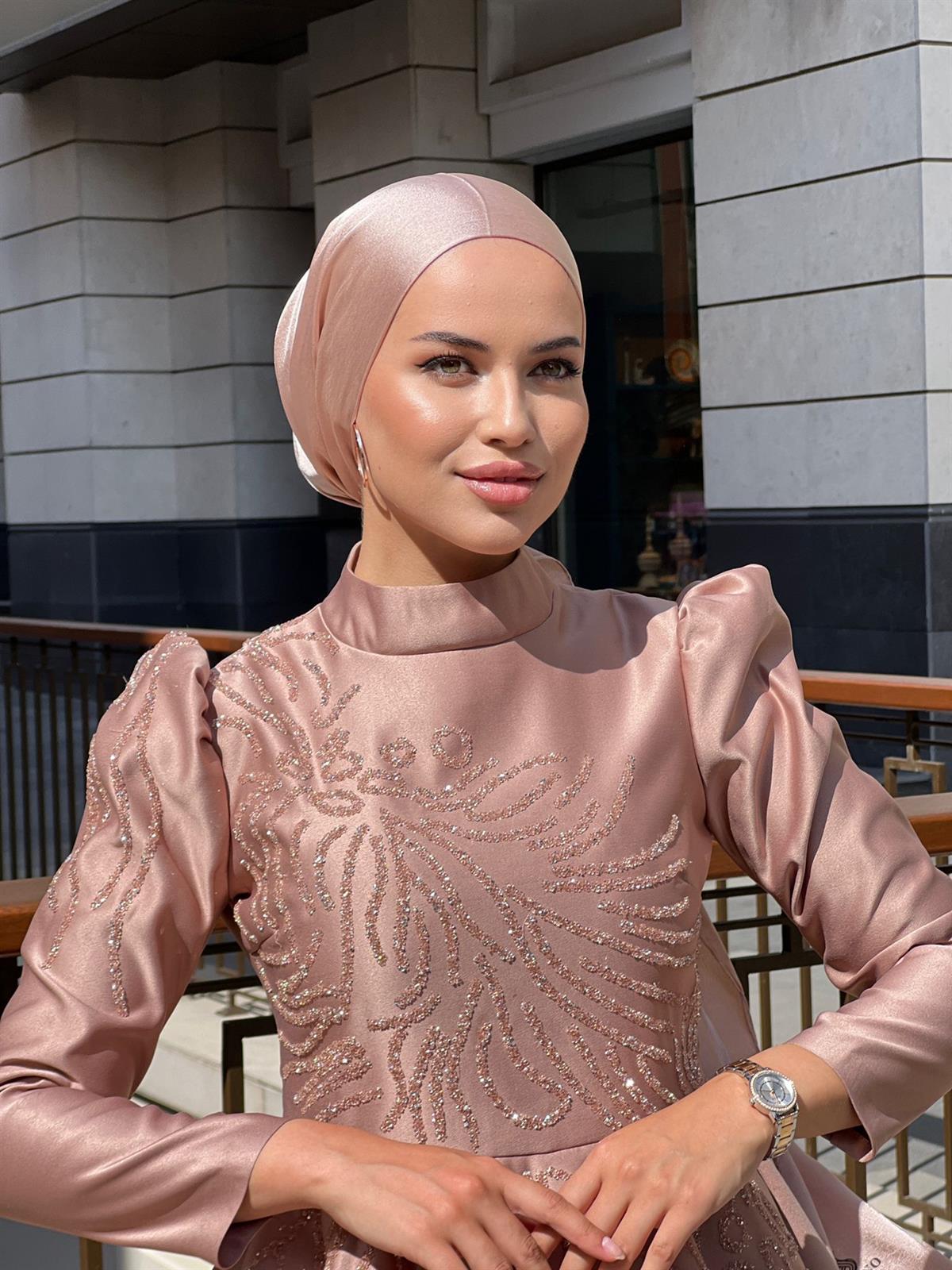 Meva – Vizon Abiye Elbise