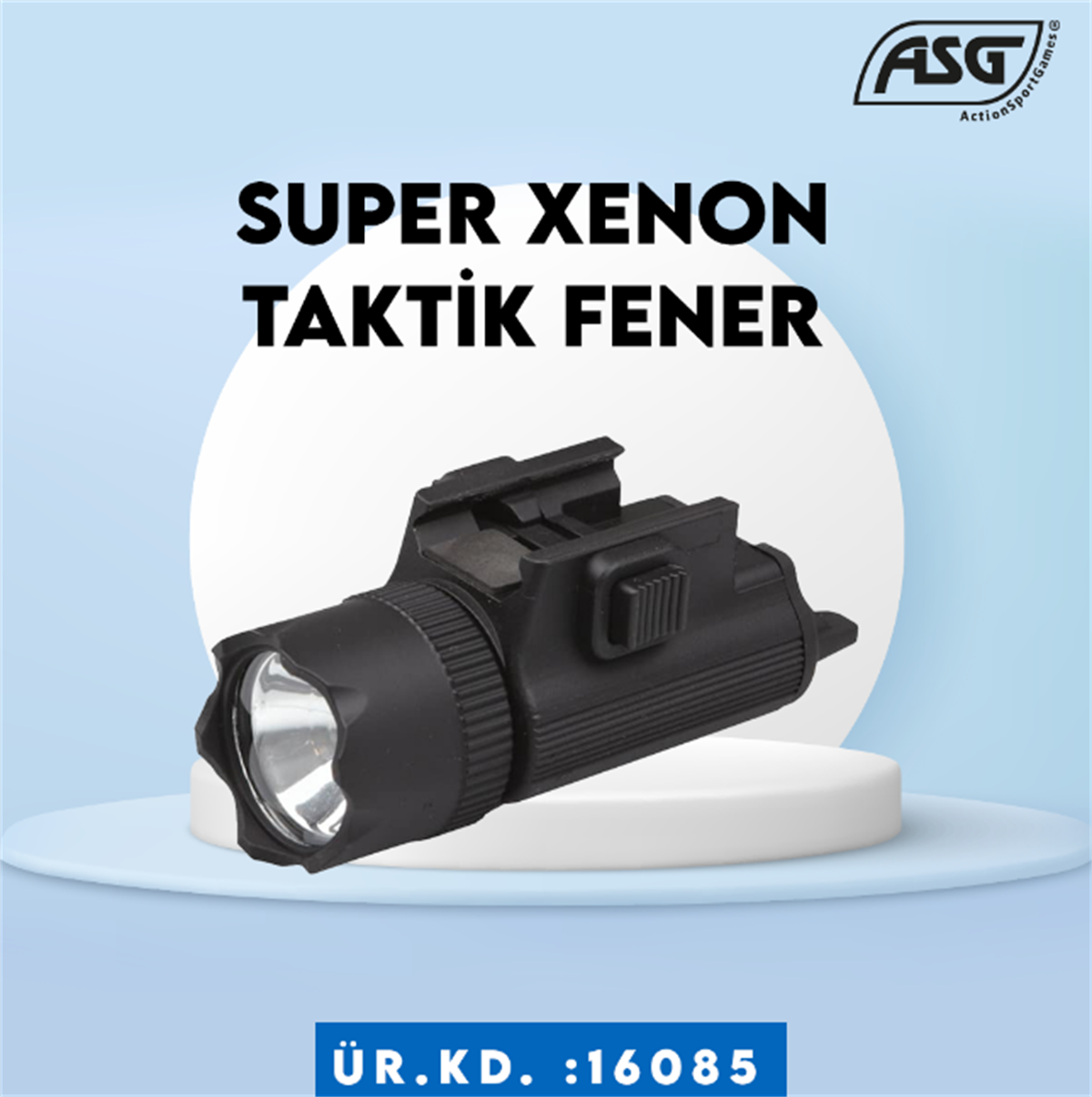 ASG 16085 SUPER XENON TAKTİK FENER