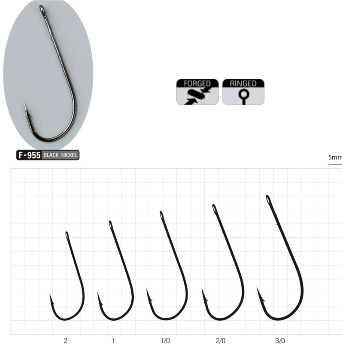 Sasame Worm F-955 Serisi Olta İğnesi