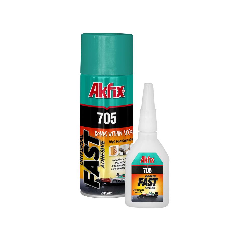 Akfix 705 Mdf Kit Hızlı Yapıştırıcı 400ml+100gr