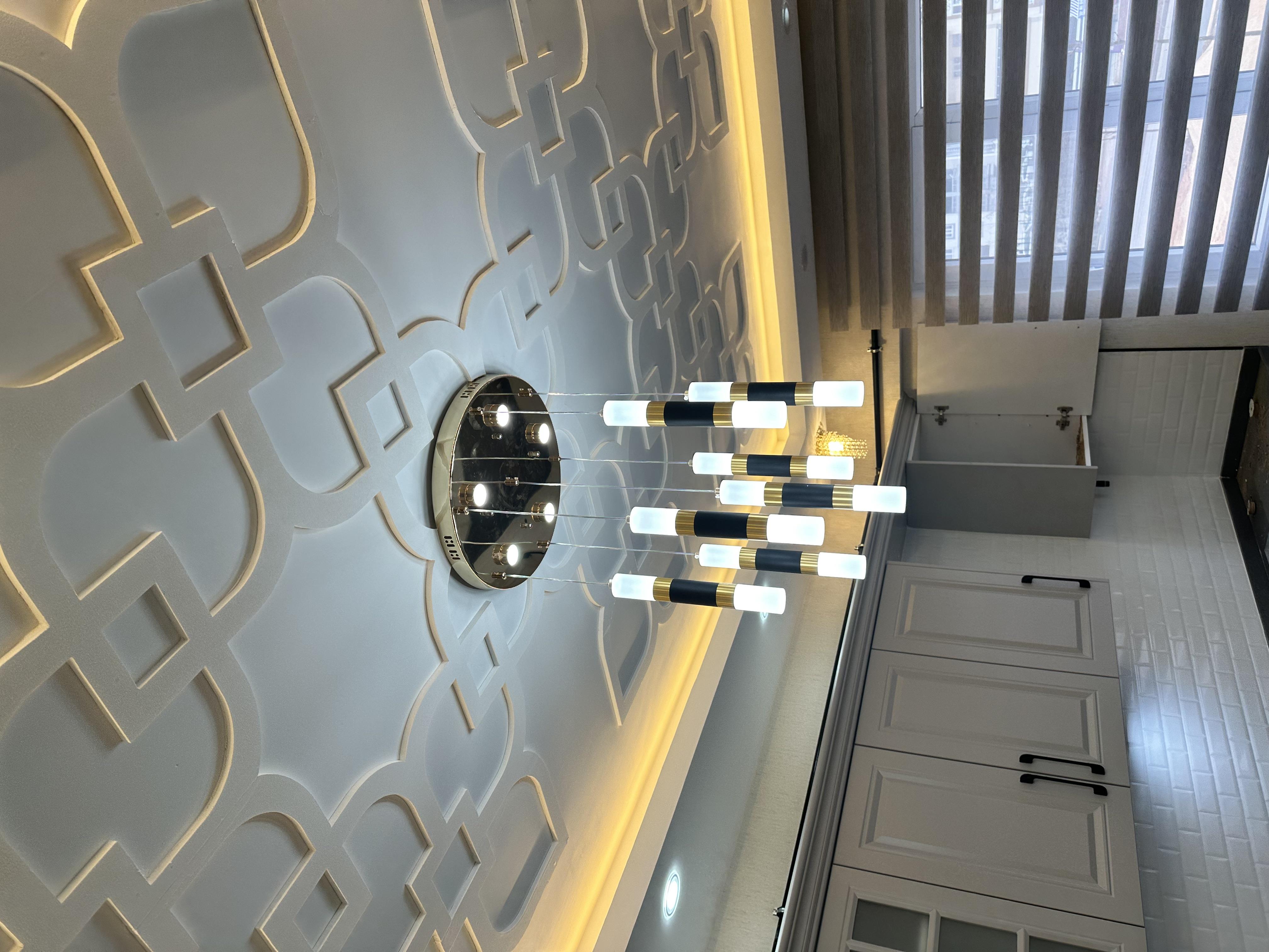 HBY 198-6+1 3 Renk Tavan Tipi Led Avize