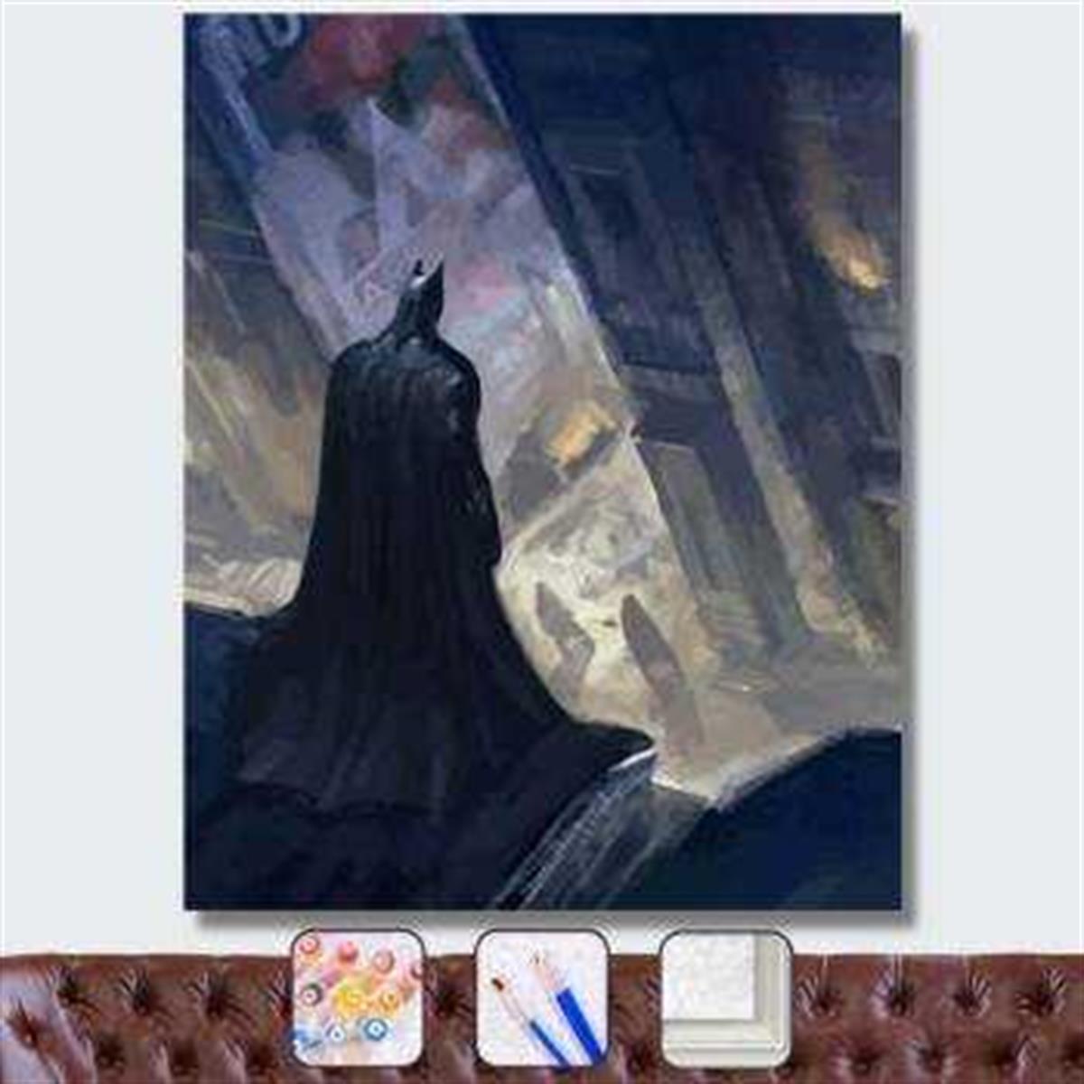 BATMAN VE KEDİ KADIN Sayılarla Boyama Seti - Kendin Yap Hobi