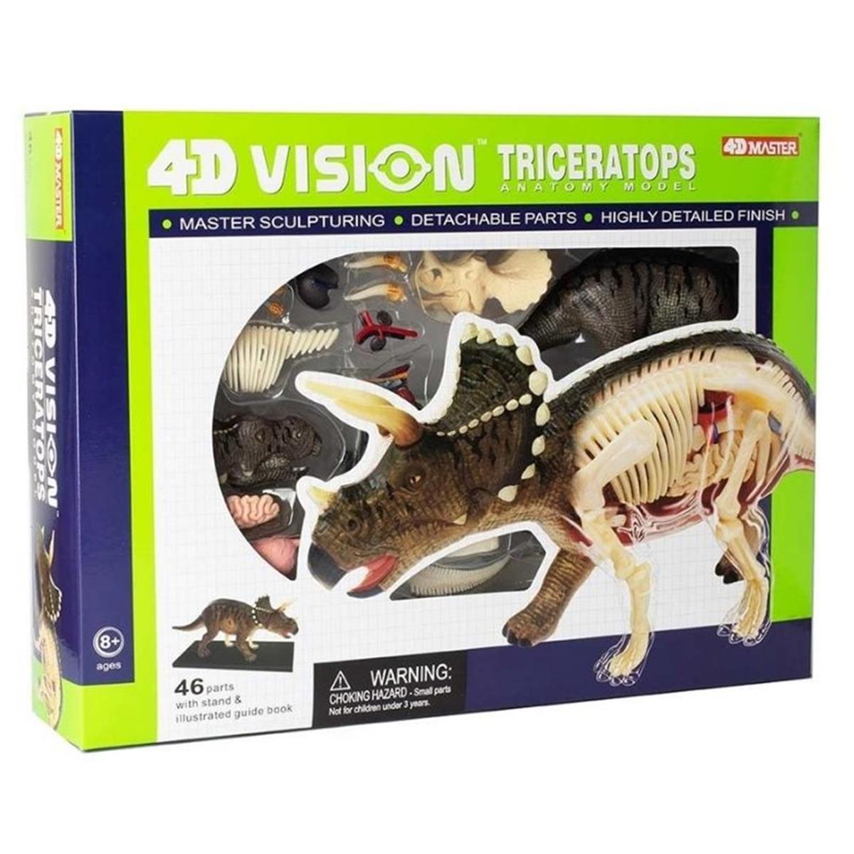 4D Master Vision Oyuncak Triceratops Anatomi Modeli - Oscar Eğitim Araçları