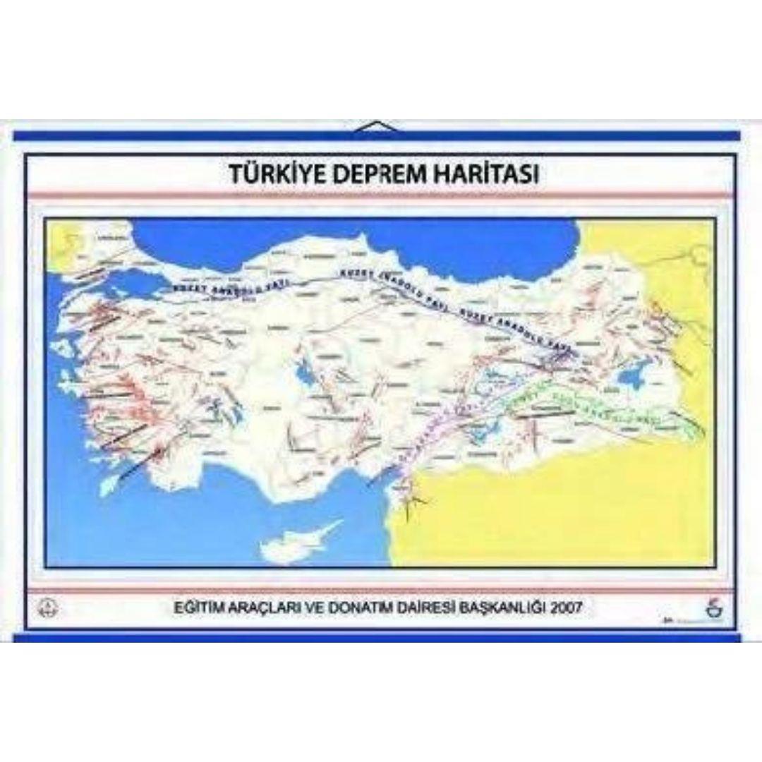 Oscar Türkiye Deprem Bölgeleri Haritası ( Kaplı Ve Çıtalı)