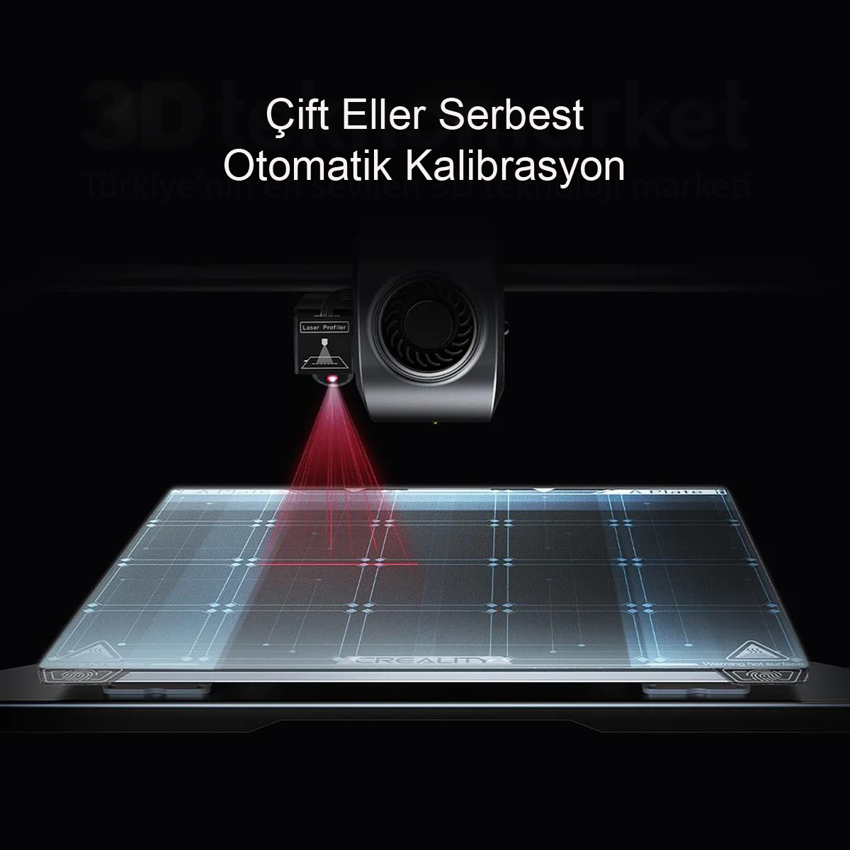 Creality K1MAX hızlı büyük yazıcı