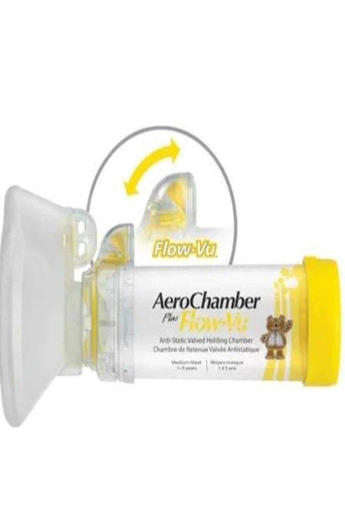 Aerochamber Flow-vu Chamber 1-5 Yaş | Sarı - Eczaclick