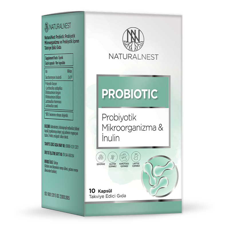 Naturalnest Probiotic Takviye Edici Gıda 10 Kapsül