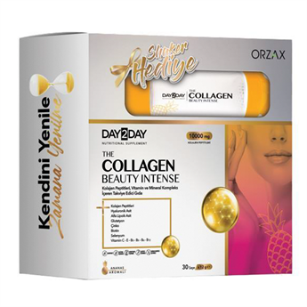 Day2Day The Collagen Beauty İntense 30 Saşe 12 gr Ananas Shaker ...