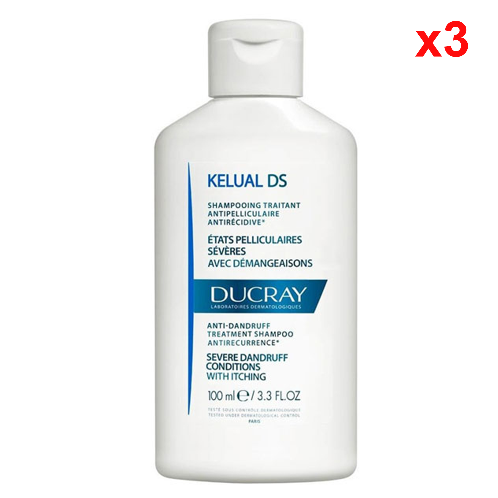 Ducray Kelual DS Şampuan 100 ML Kepek Şampuanı 3 Adet Fiyatları VitaminSAN