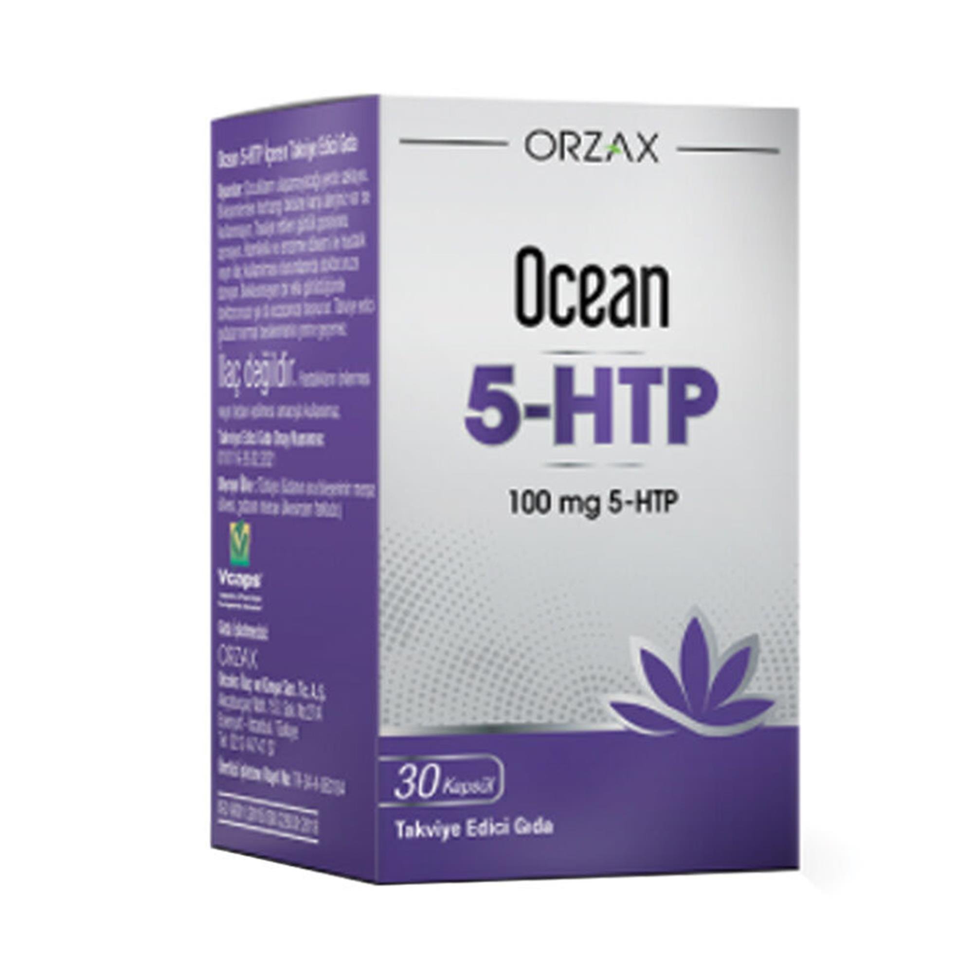Ocean 5-Htp 100 mg 30 Kapsül Fiyatları VitaminSAN