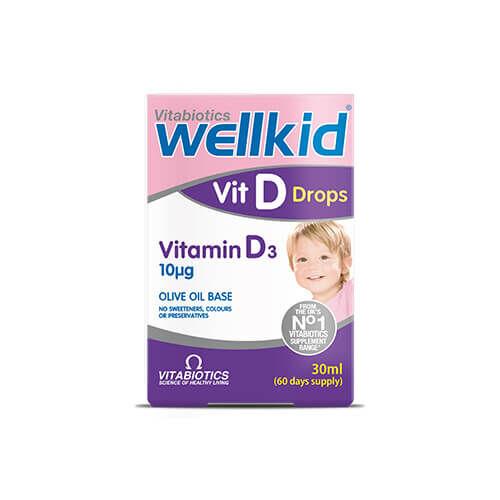 Vitabiotics Wellkid Vit D Drops Vitamin D3 30 ml Fiyatları VitaminSAN