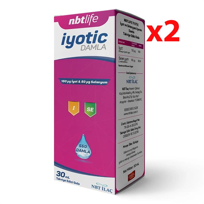 Nbt Life İyotic Damla Takviye Edici Gıda 30 ml 2 adet Fiyatları VitaminSAN