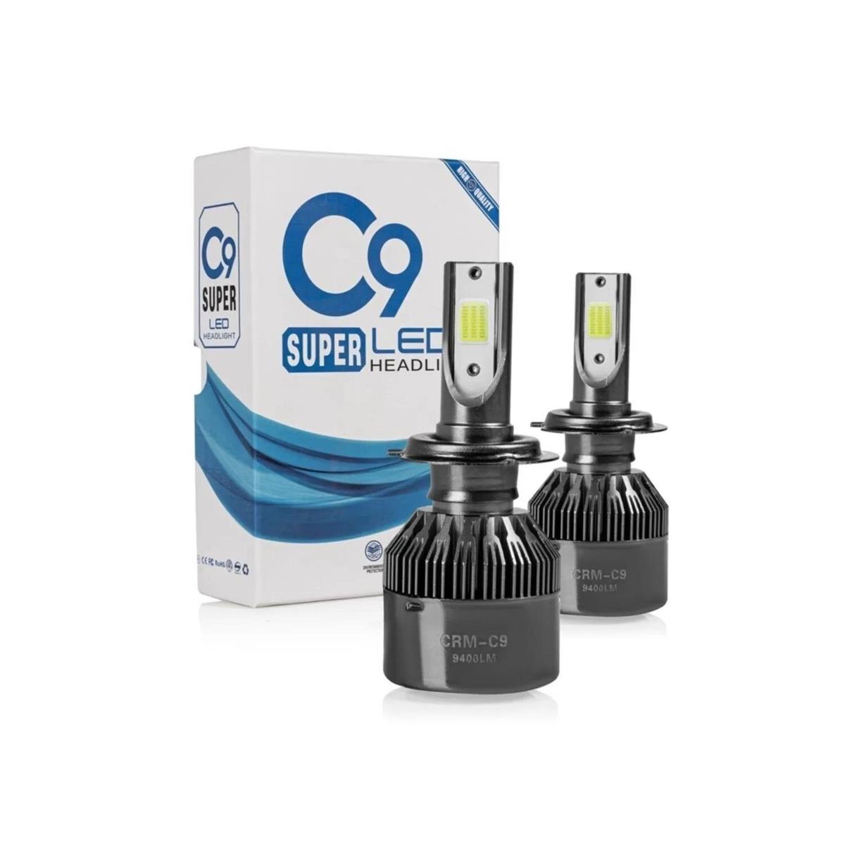 C9 Led Xenon BEYAZ Zenon Far Ampulü H1 / H3 / H4 / H7 / H11 / H27 / 9005 / 9006 Dekohop 'da
