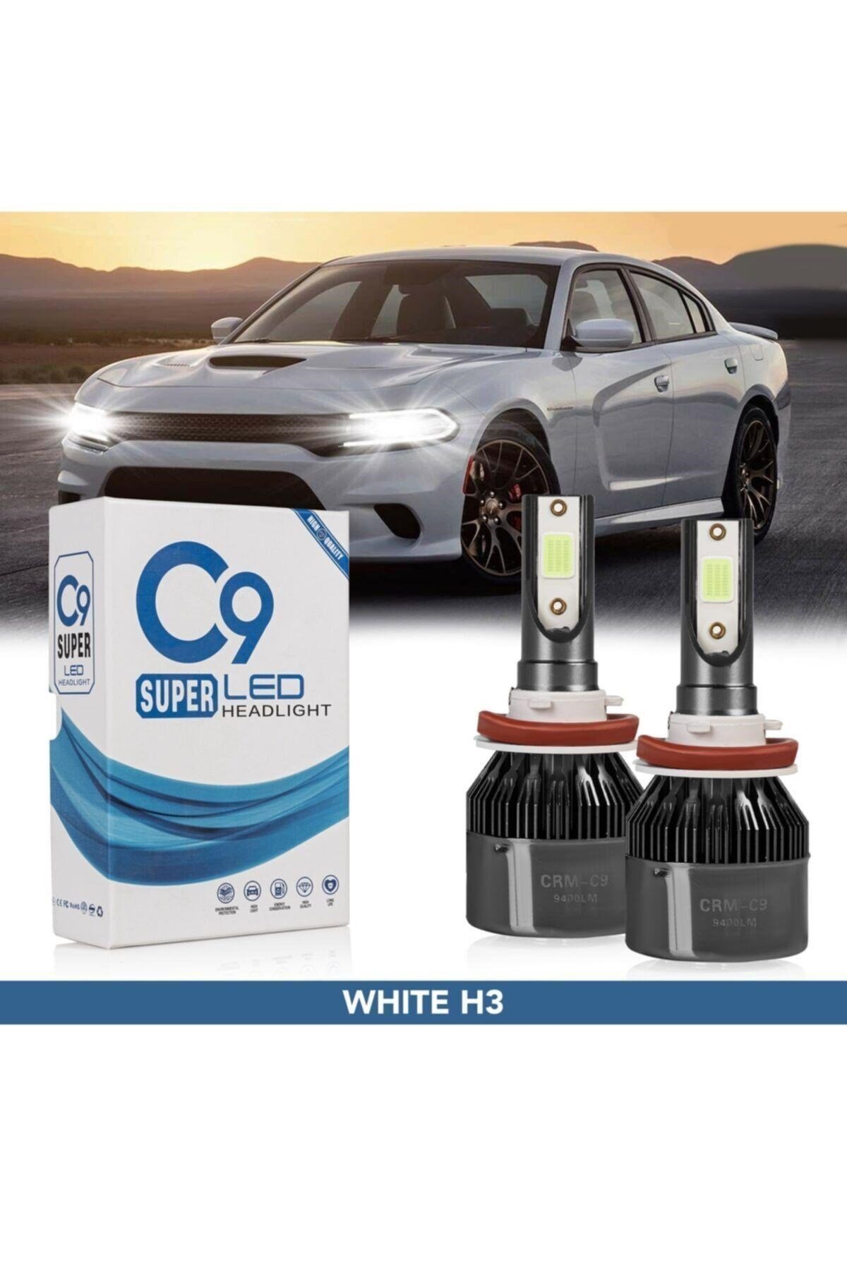 C9 Led Xenon BEYAZ Zenon Far Ampulü H1 / H3 / H4 / H7 / H11 / H27 / 9005 / 9006 Dekohop 'da