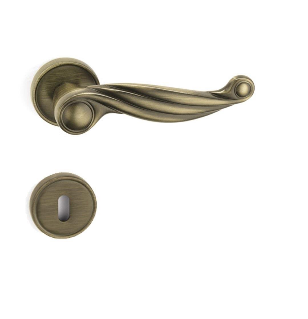 Carin Rozetli Kapı Kolu Antik Bronz - Oda | Dizaynaks