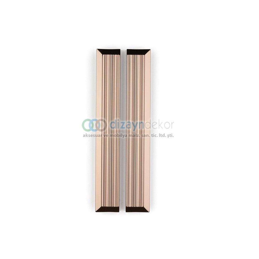 Voll L Tipi Parlak Rose Kulp 224 mm. 209060 | Dizaynaks