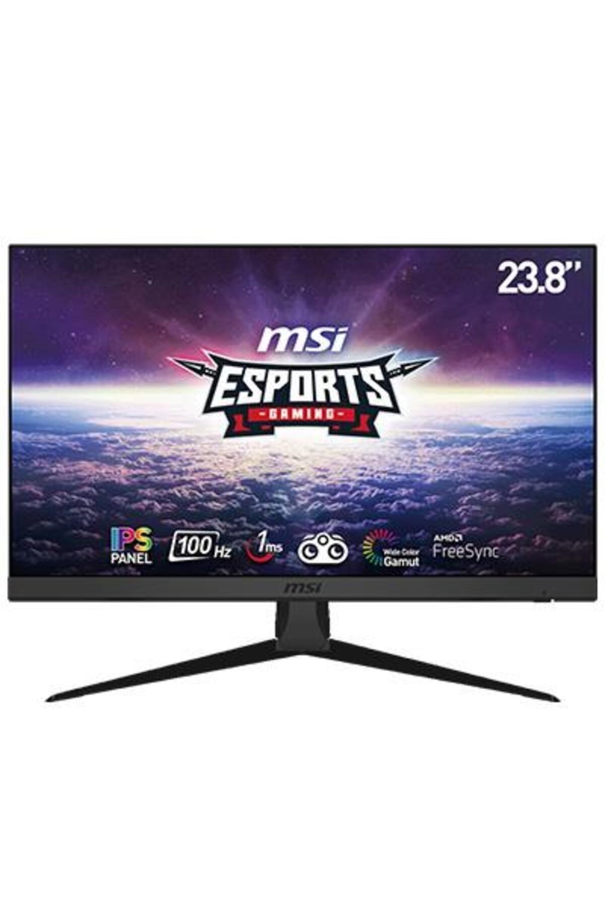 MSI 23.8" G2412V 100Hz 1Ms IPS FreeSync Premium Gaming Monitör