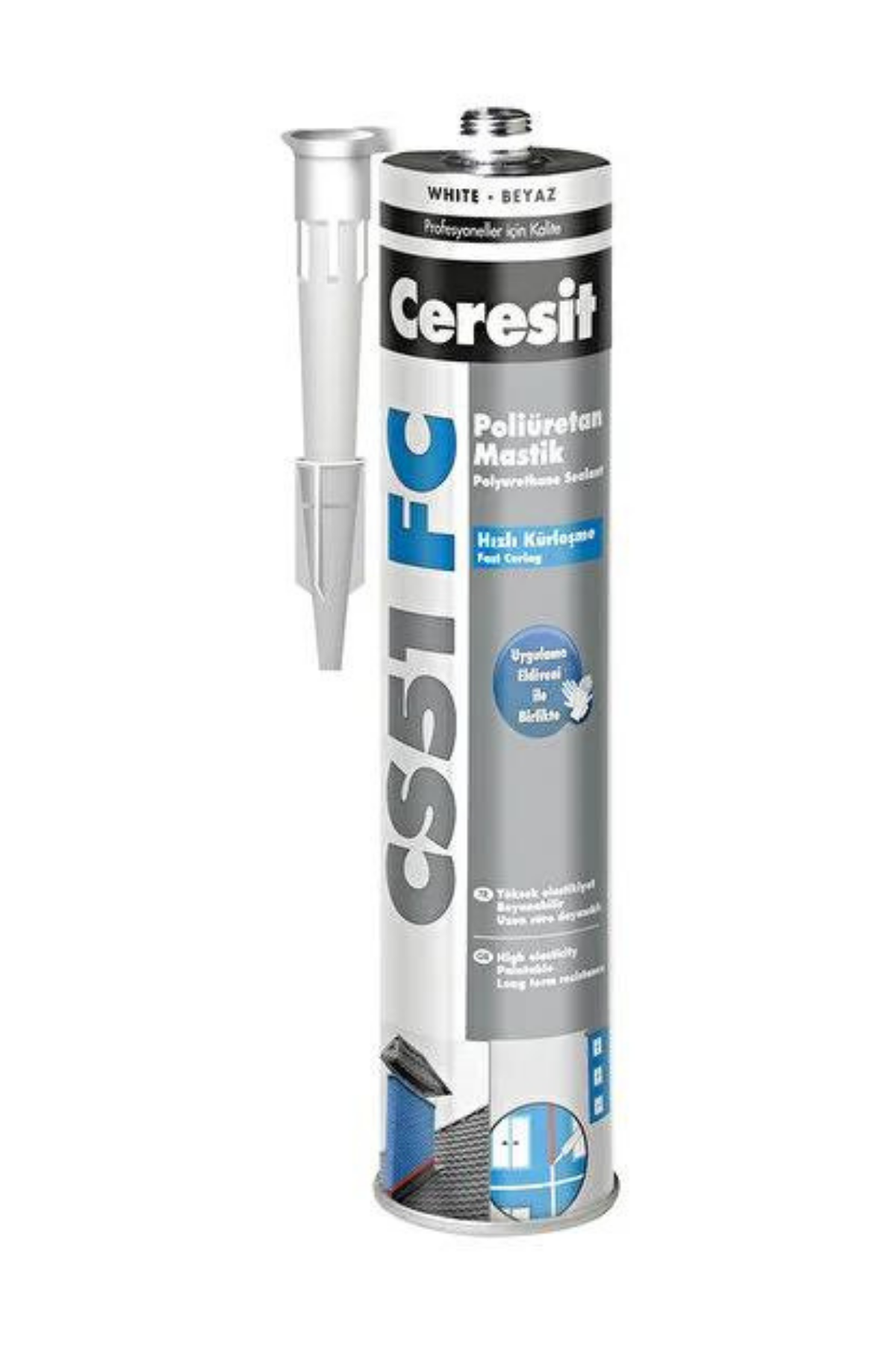 CERESIT PU MASTİK 280 ML BEYAZ CS 51 UZ-1108