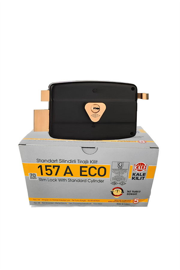 KALE 157A ECO DEMİR KAPI KİLİDİ SİLİNDİRLİ TRAJLI HIRD-45360