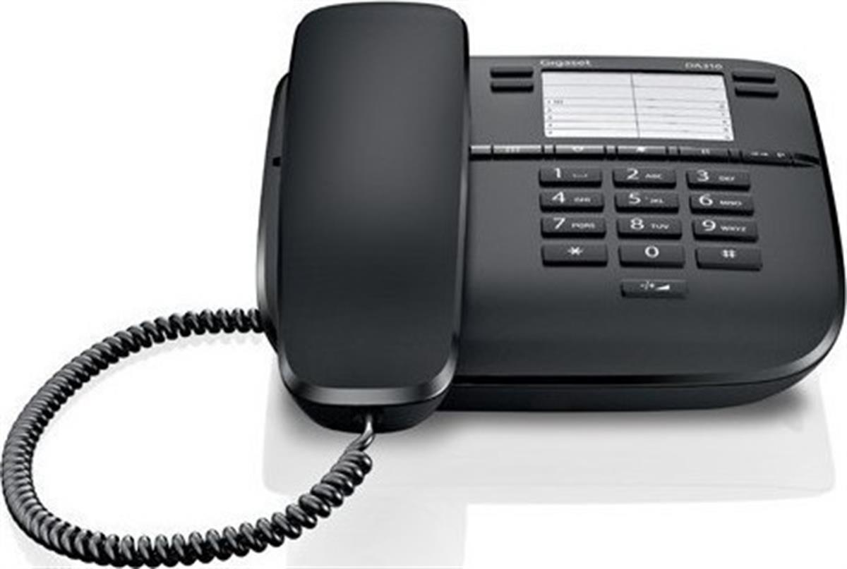 Gigaset DA310 Masaüstü Kablolu Telefon Siyah