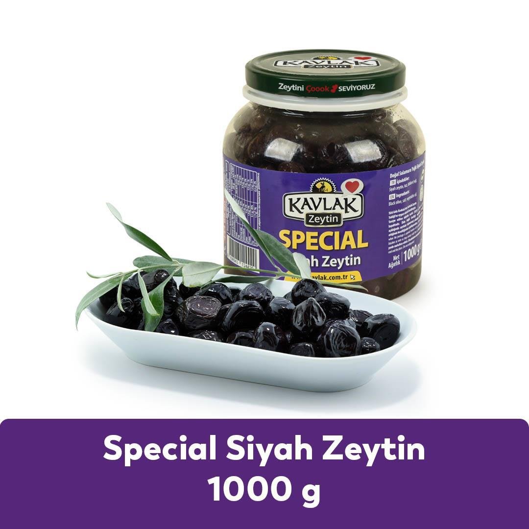 Kavlak Special Gemlik Siyah Zeytin 1 Kg Pet