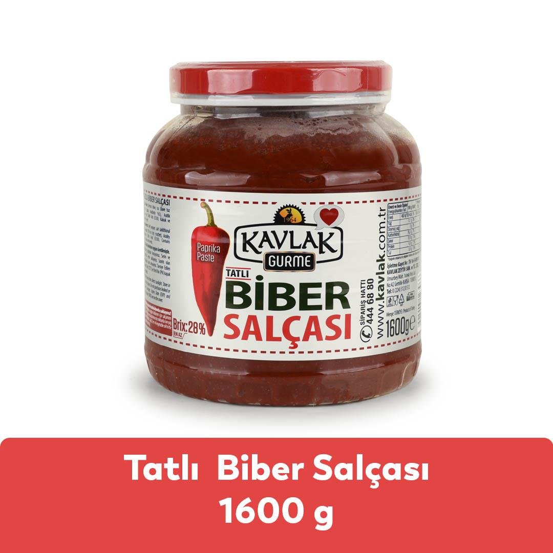 Kavlak Tatlı Biber Salçası 1600 Gr
