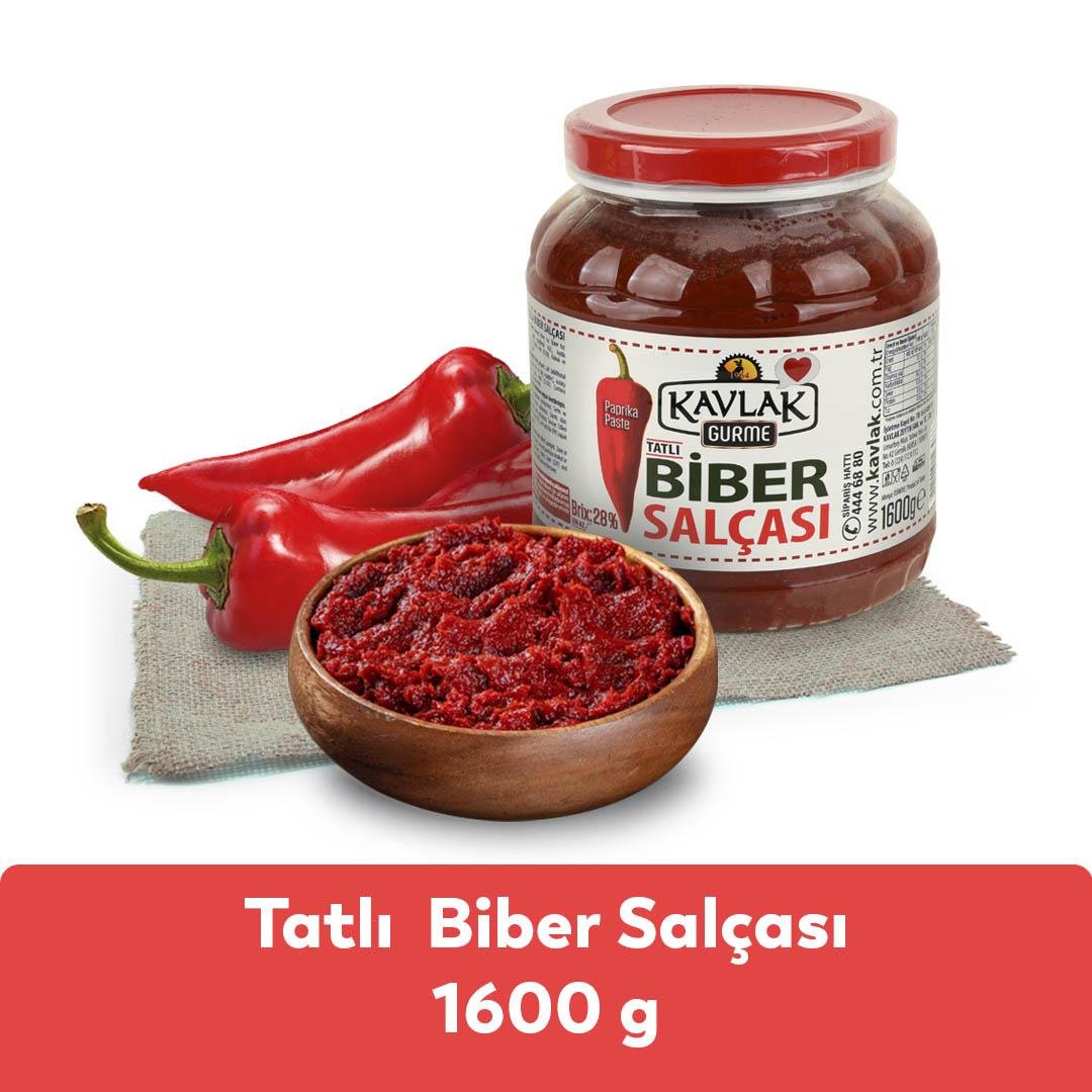 Kavlak Tatlı Biber Salçası 1600 Gr