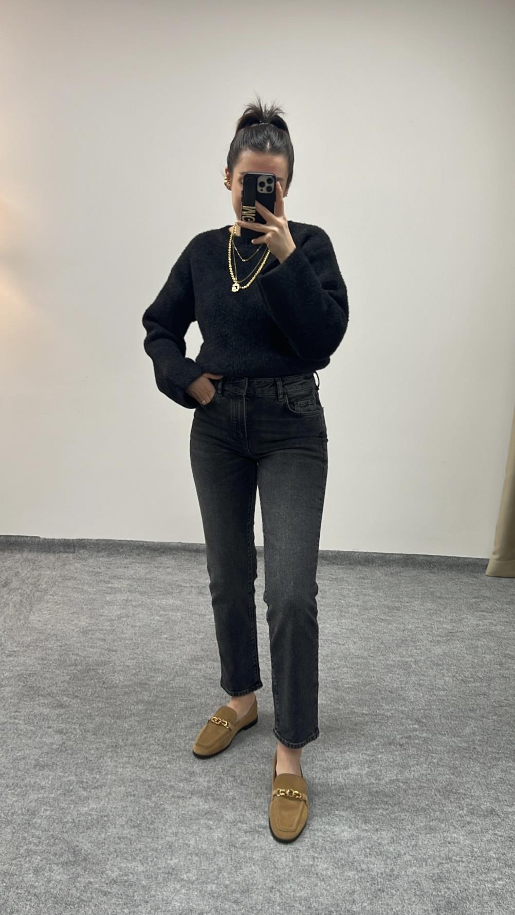 MAD ANTRASİT STRAIGHT FIT JEAN - Moog Butik