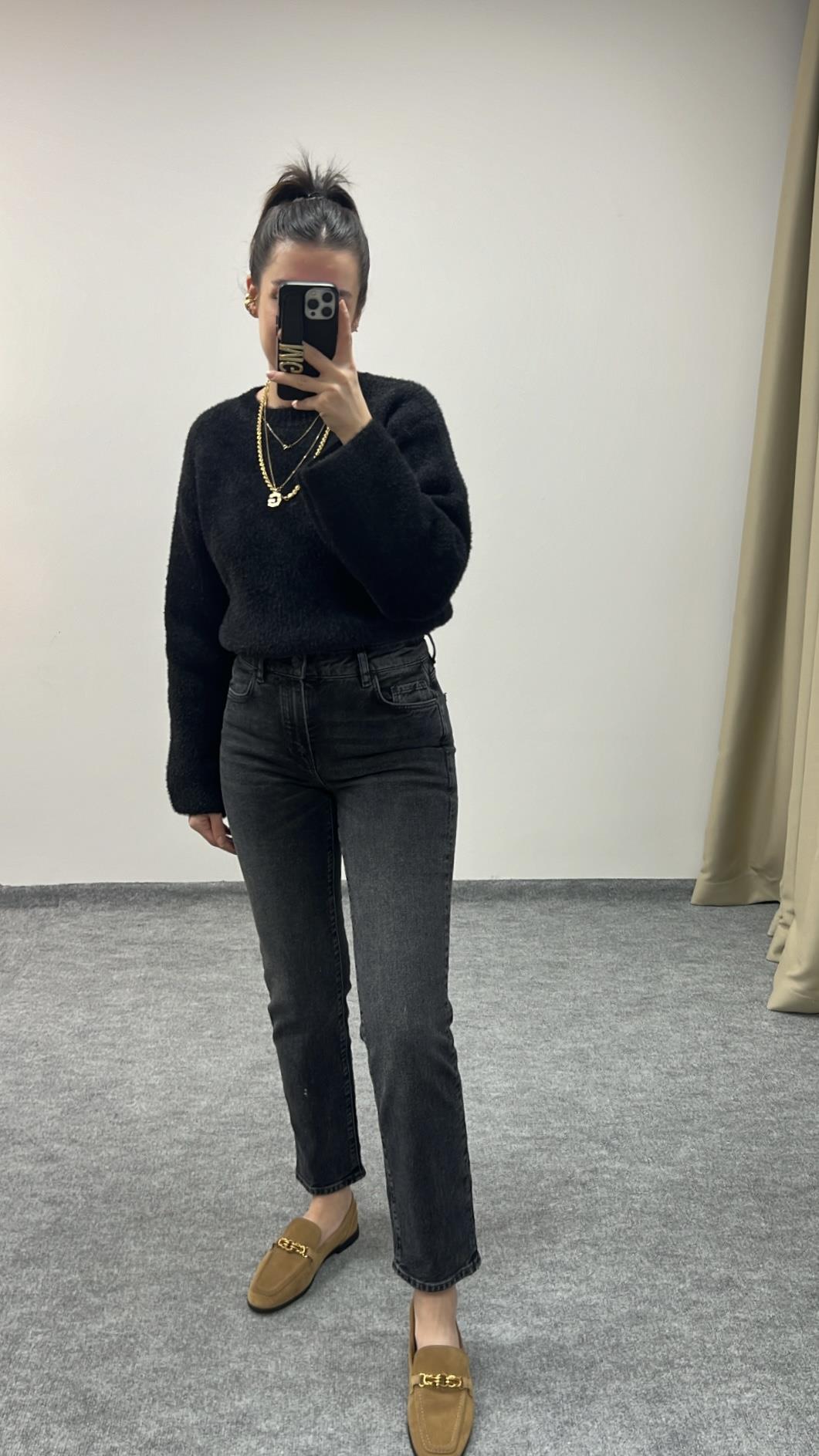 MAD ANTRASİT STRAIGHT FIT JEAN - Moog Butik