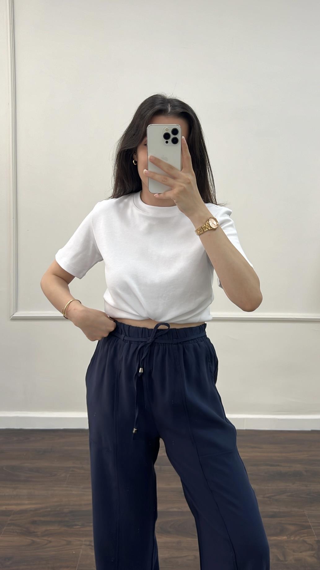 Mad Beyaz Organik Pamuk Tişört - Moog Butik