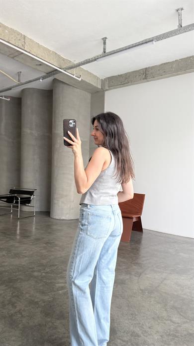 Marka Gri Klasik Model Yelek