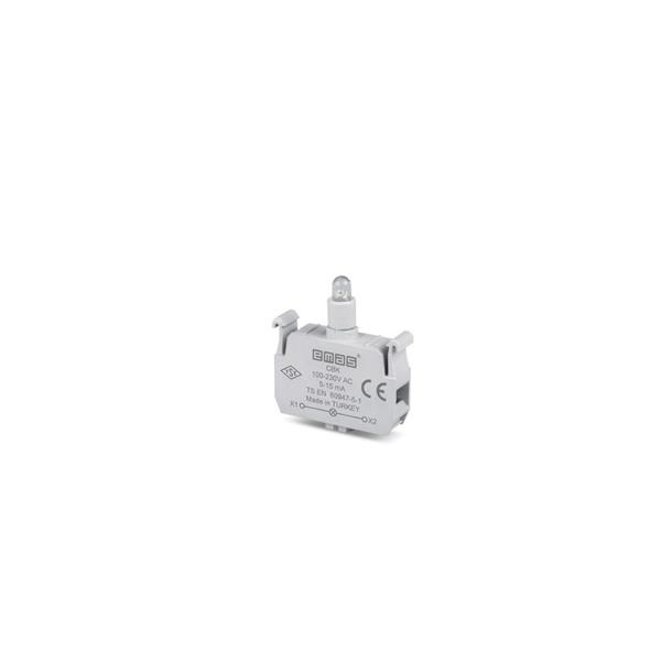 Emas Cbx Led Bloğu Kırmızı 48v Ac Dc