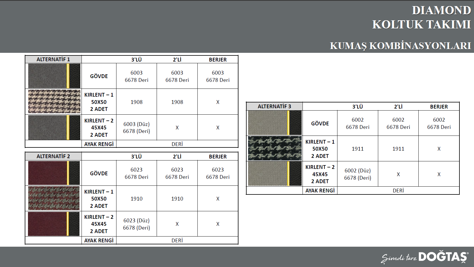 Diamond Koltuk Takımı | Evinizin Konforlu Koltuğu