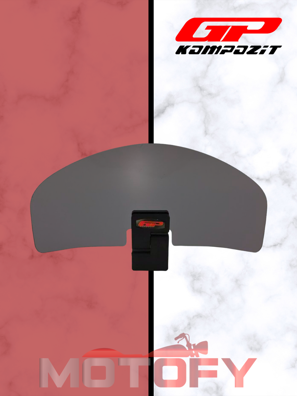 GP Kompozit GP201 Universal Rüzgar Saptırıcı (Deflektör) Füme