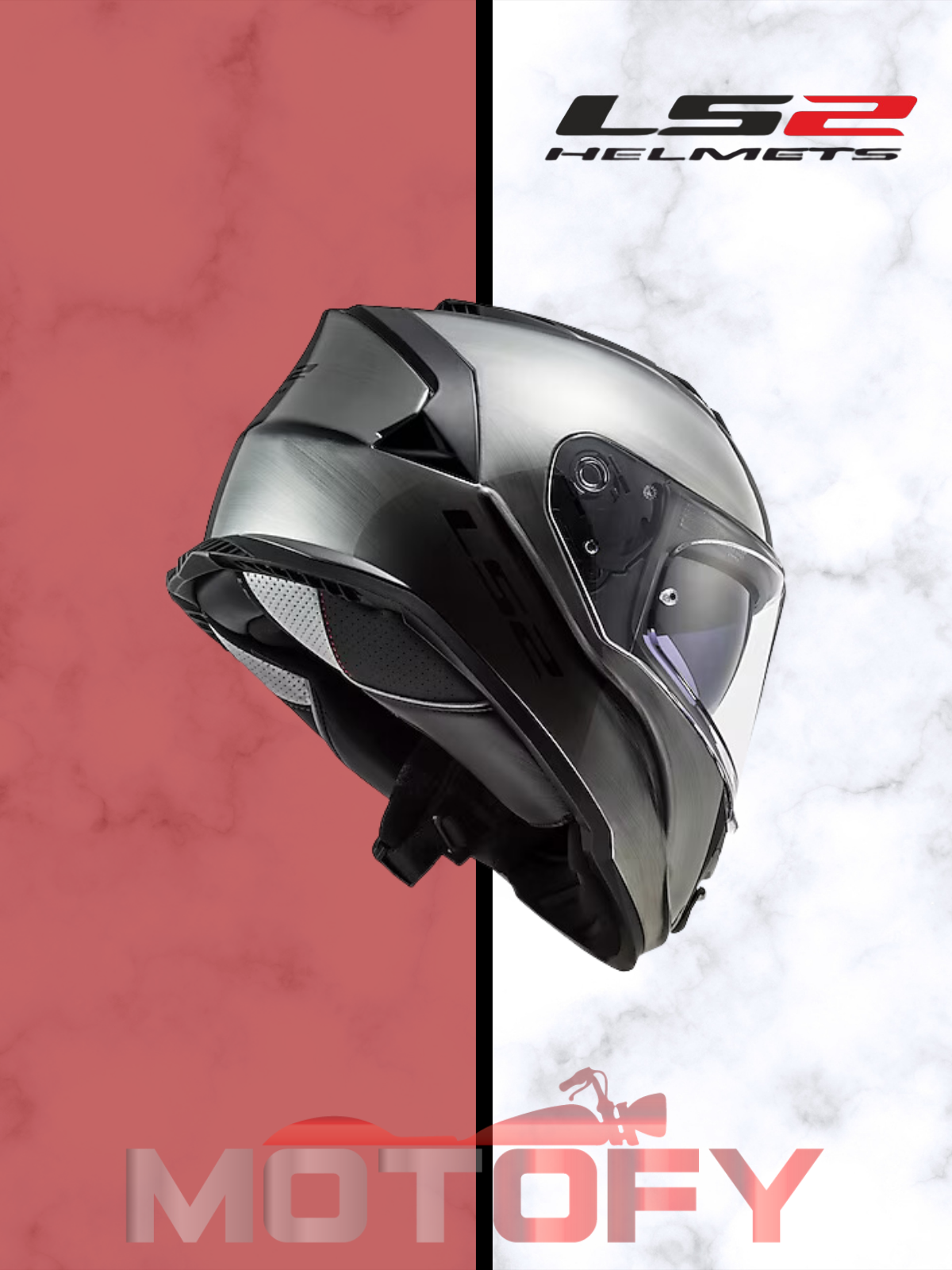 LS2 STORM 2 JEANS FULL FACE MOTOSİKLET KAPALI KASK - M - ECE 22.06