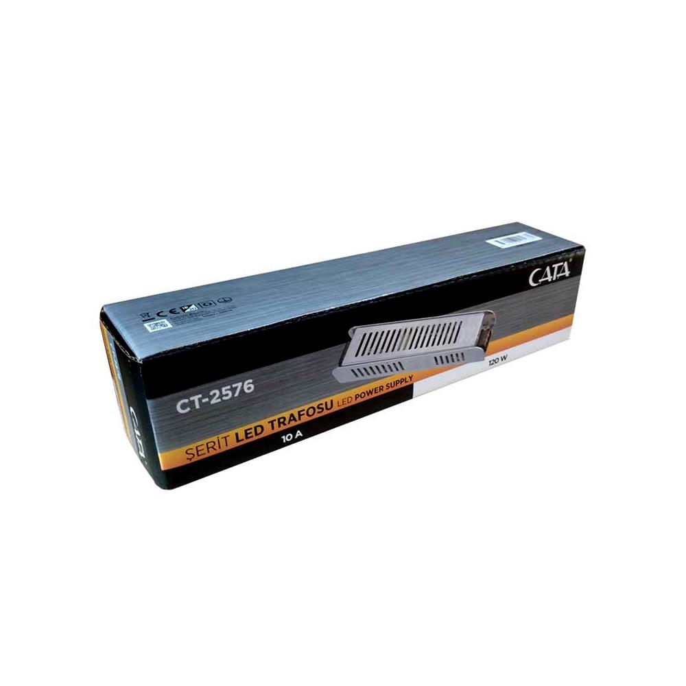 Cata CT-2576 Şerit Led Trafosu 10Ah 120w Slim Kasa - Karavan ...